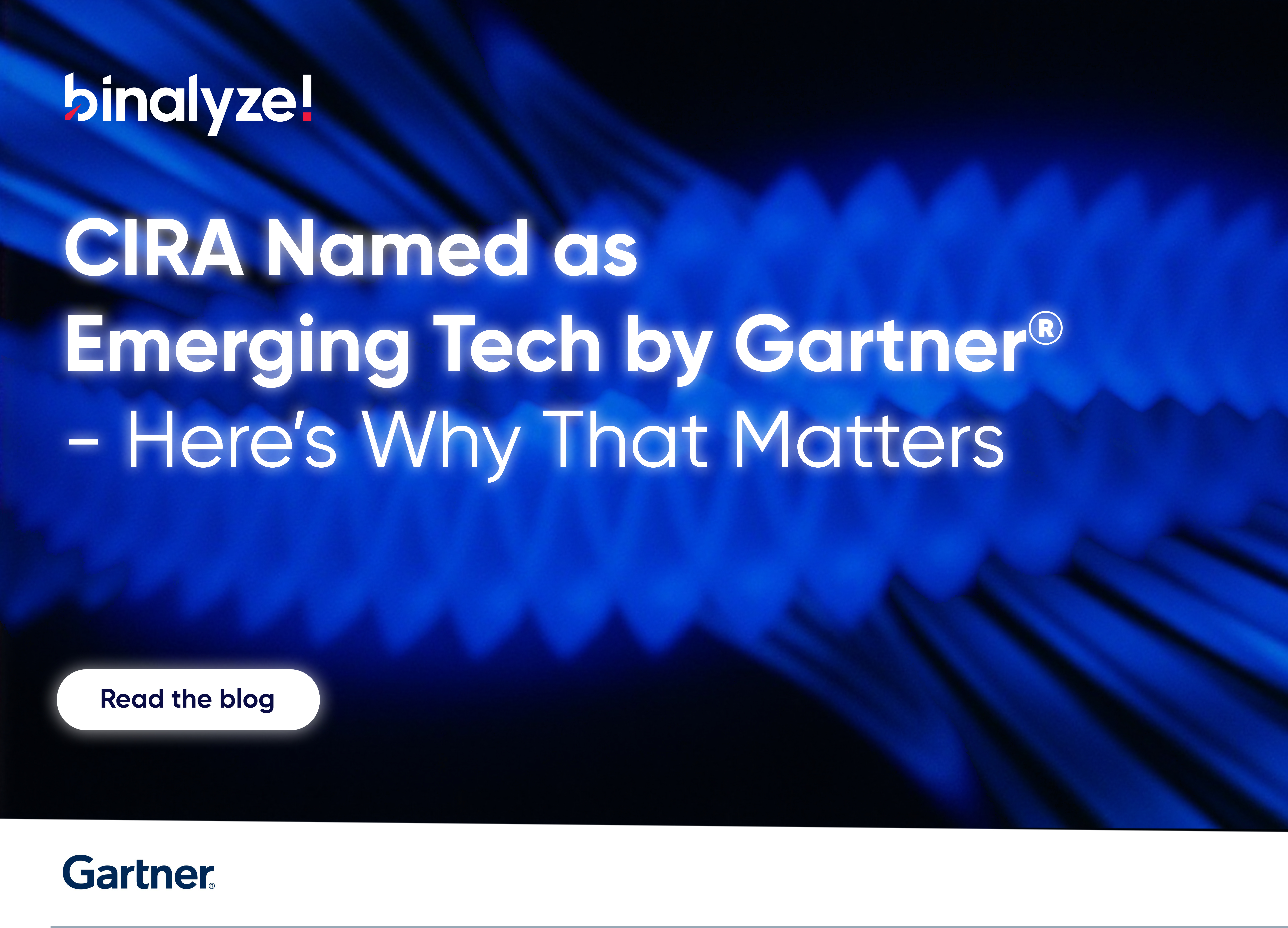 CIRA Named as Emerging Tech by Gartner® - Here’s Why That Matters